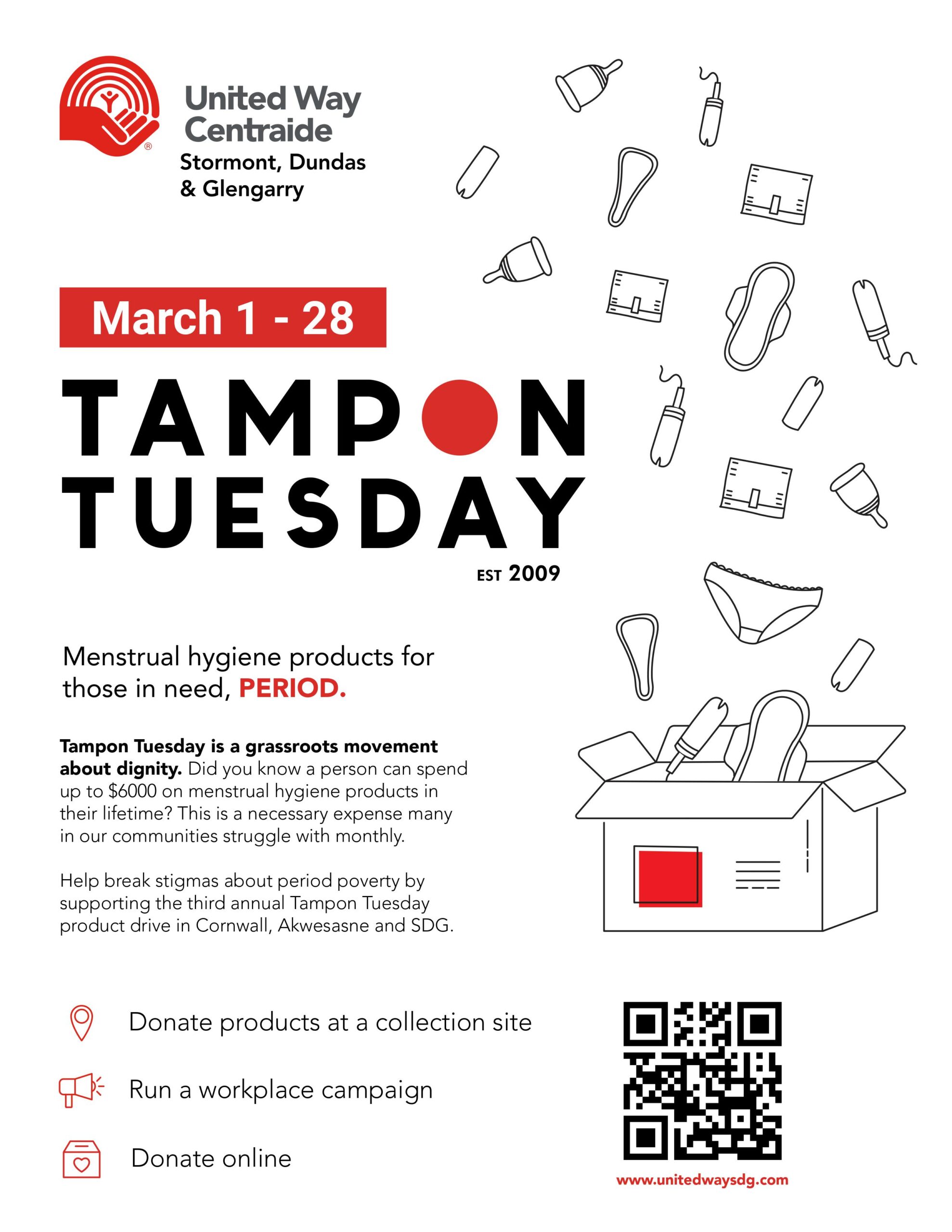 Tampon Tuesday – Cornwall & District Labour Council